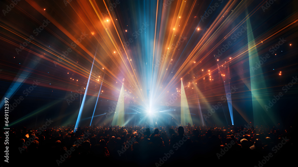 Enchanting background immersed in a spectacle of light. Picture a ...