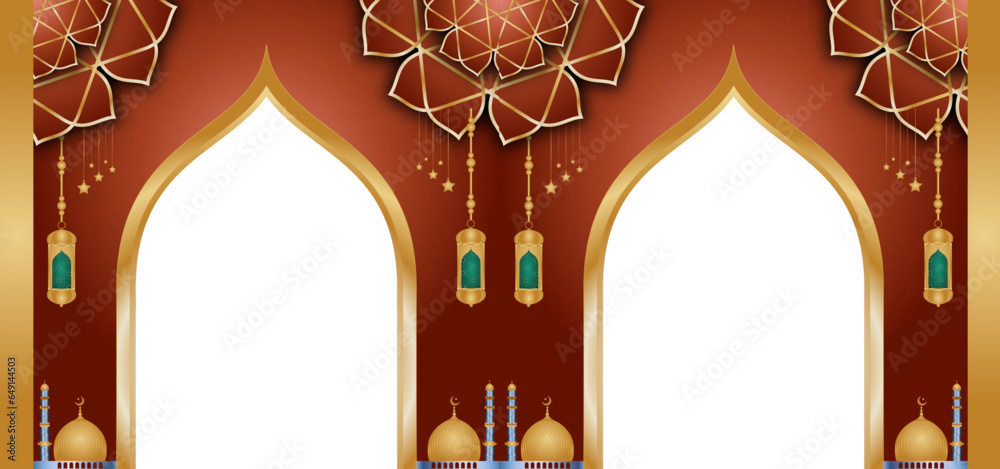 Twibbon ramadan ramadhan islamic arabic frame golden texture eid al ... Twibbon ramadan ramadhan islamic arabic frame golden texture eid al ...