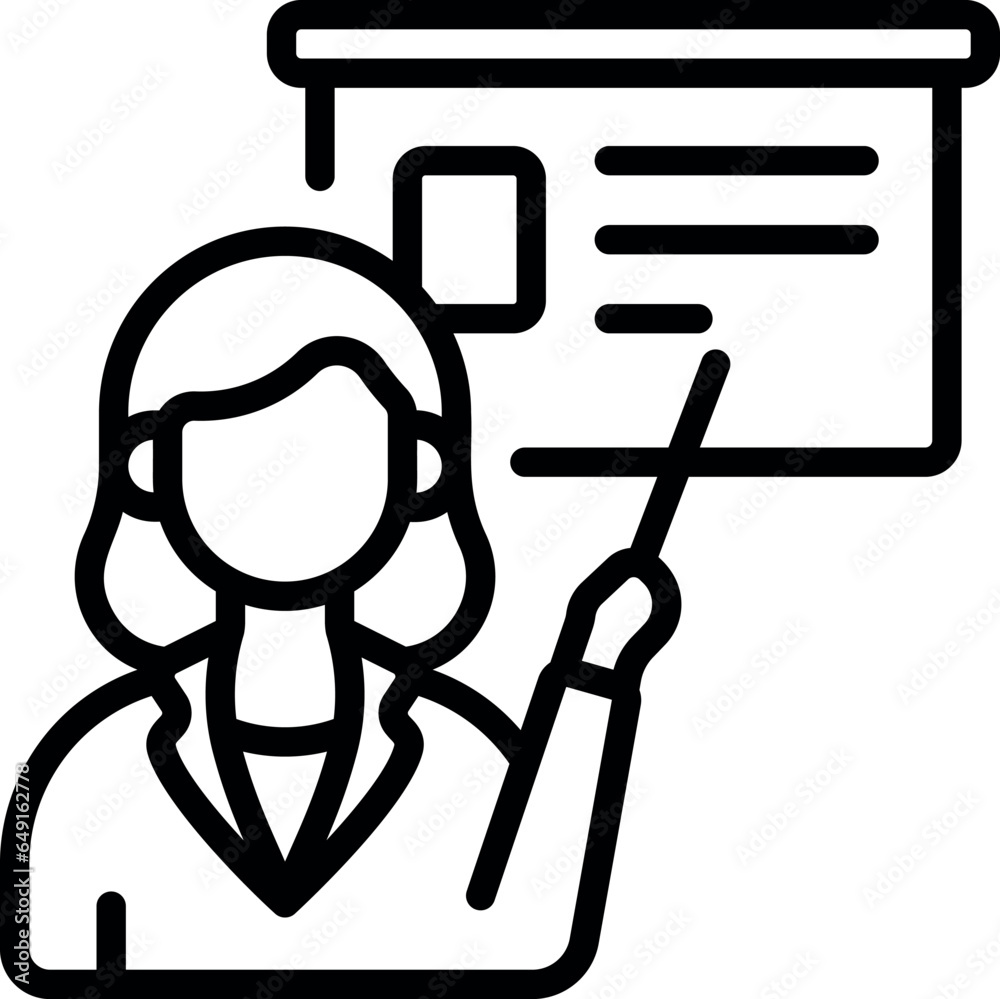 Teaching icon, Education symbol, Teaching illustration, Knowledge ...