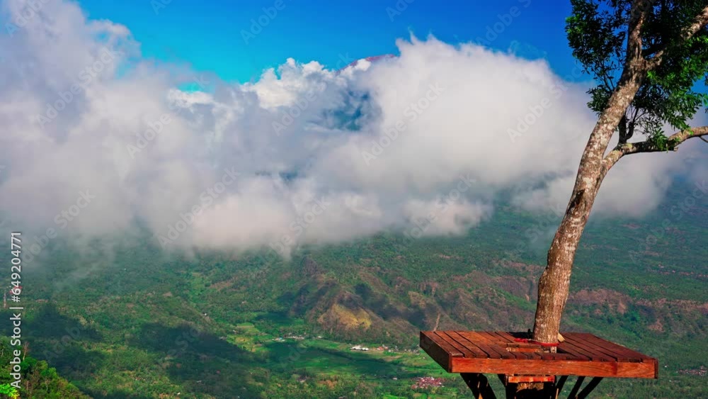 Beautiful Bali travel destination epic view point Lahangan Sweet with ...