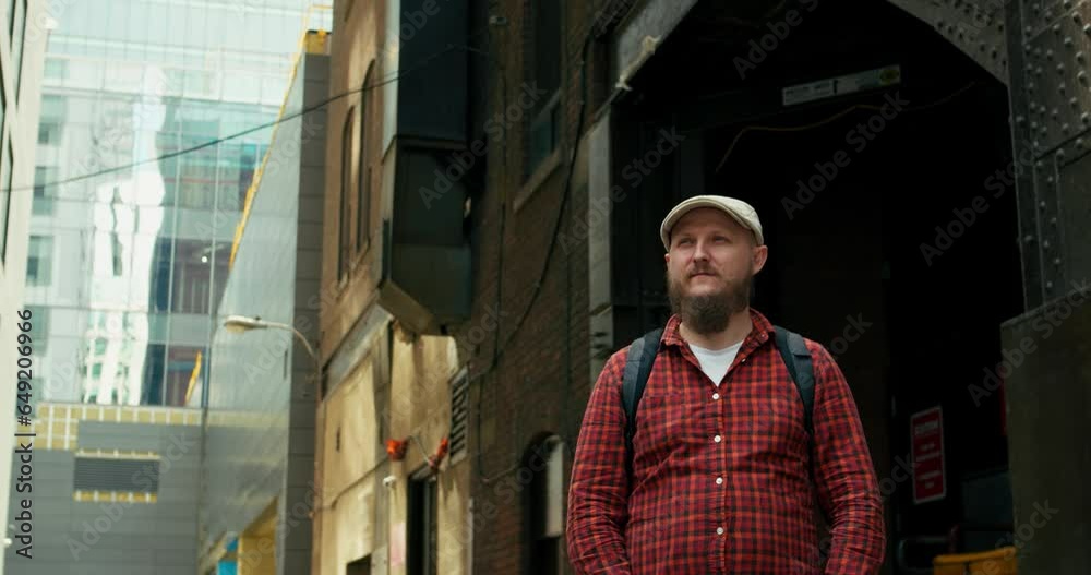 Man embarks on journey of urban migration, conquering bustling ...