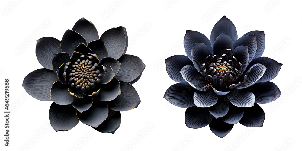 black lotus, transparent background, isolated image, generative AI ...