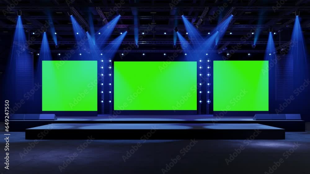 Motion Empty stage Design for mockup and Corporate identity,Display ...