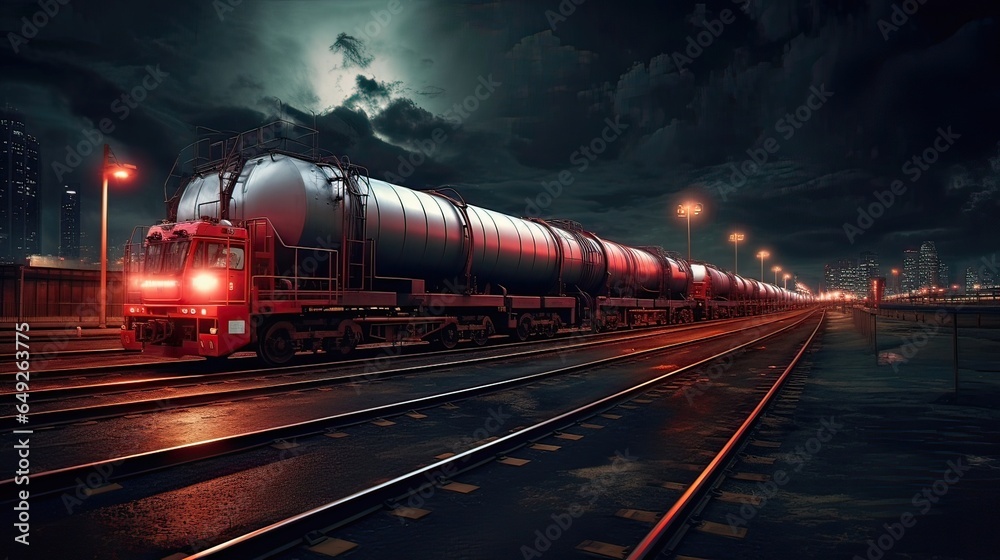Petroleum transport, fuel distribution, tanker truck, refueling station ...