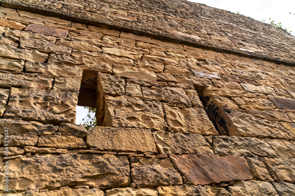 Dagestan Gamsutl. Ancient ghost town of Gamsutl old stone houses in ...