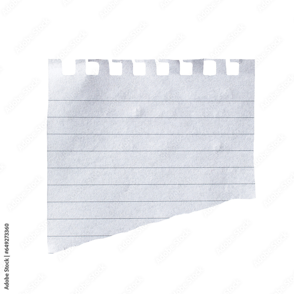 Torn paper piece on transparent background with copy space. Ripped ...