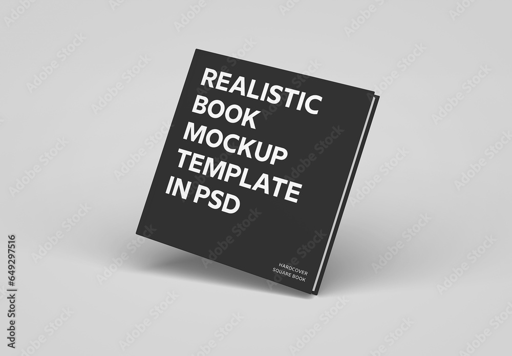 Hardcover Book Mockup Template Stock Template | Adobe Stock