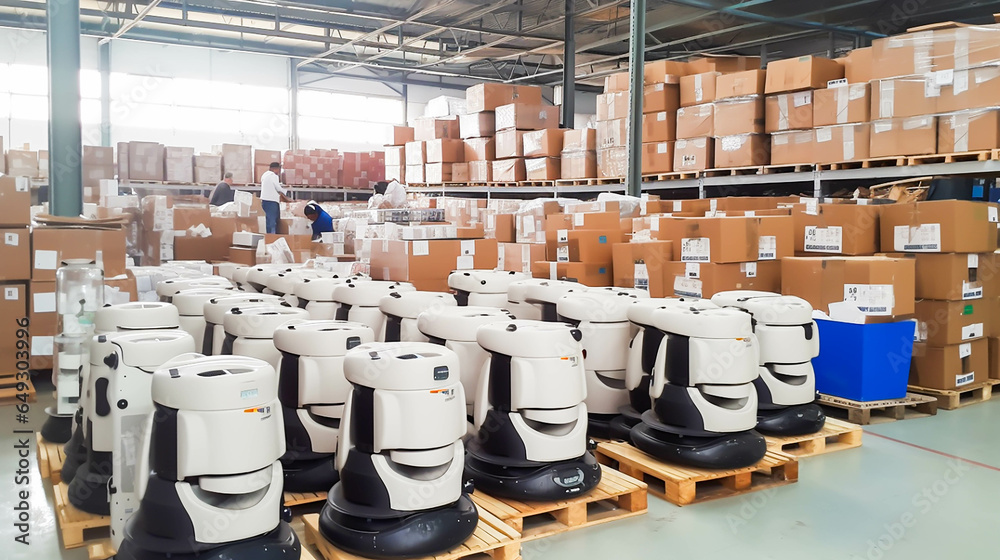 robotic artificial intelligence reigns supreme, autonomous warehouse ...