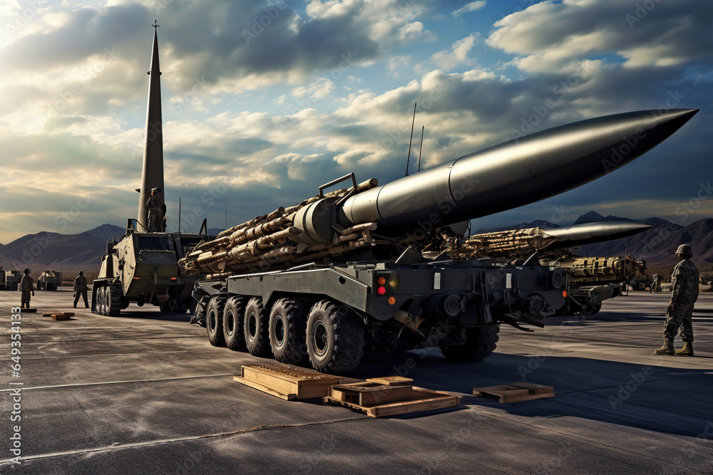 war and weapon - army artillery - tactical ground-air ballistic ...
