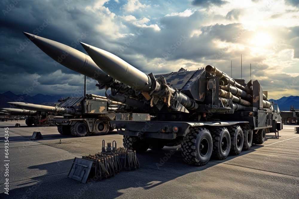war and weapon - army artillery - tactical ground-air ballistic ...