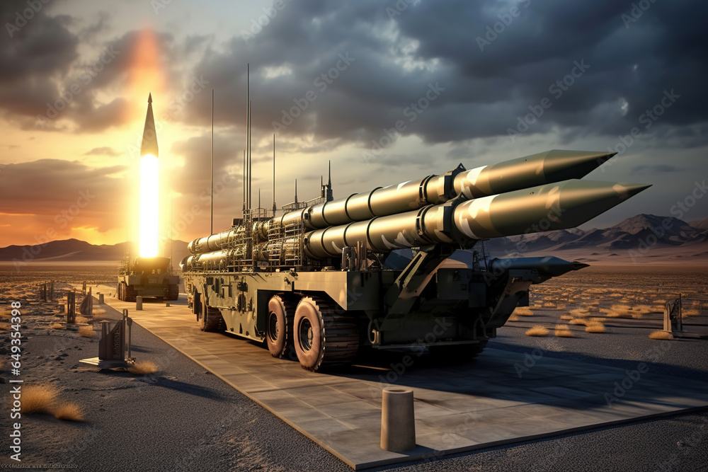 war and weapon - army artillery - tactical ground-air ballistic ...