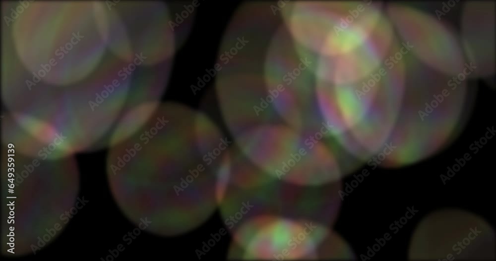 Colorful light shining particle bokeh background animation material ...