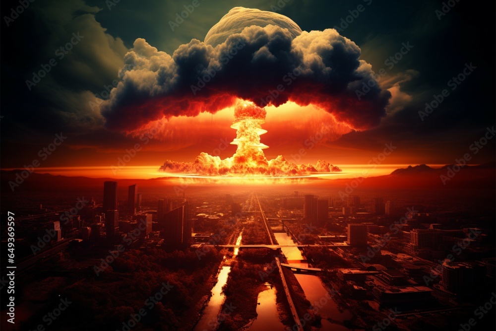 Devastating nuclear detonation wreaks havoc on a city, igniting WWIII ...