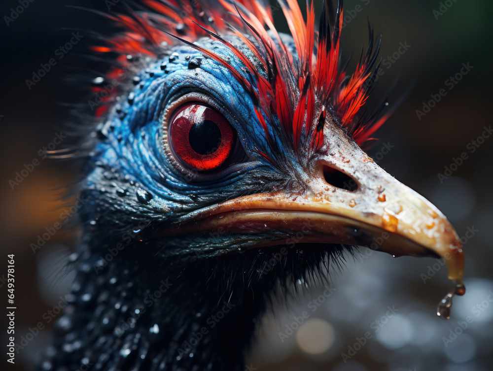 Cassowary in its Natural Habitat, Wildlife Photography, Generative AI ...