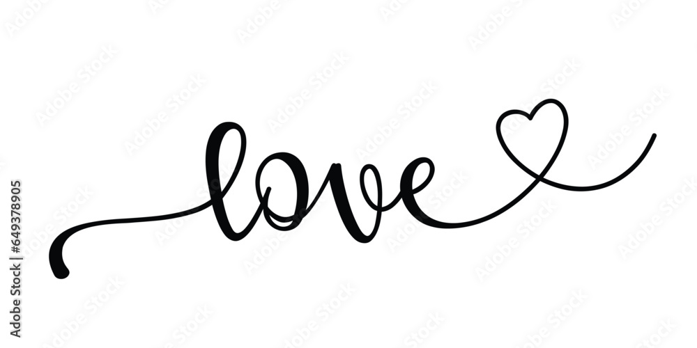 Love Symbol Sign Typography Element. PNG Background Transparent. Vector ...