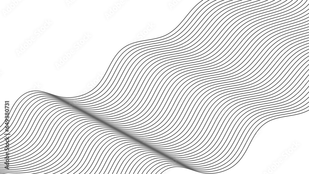 Technology abstract lines on white background. Abstract white blend ...