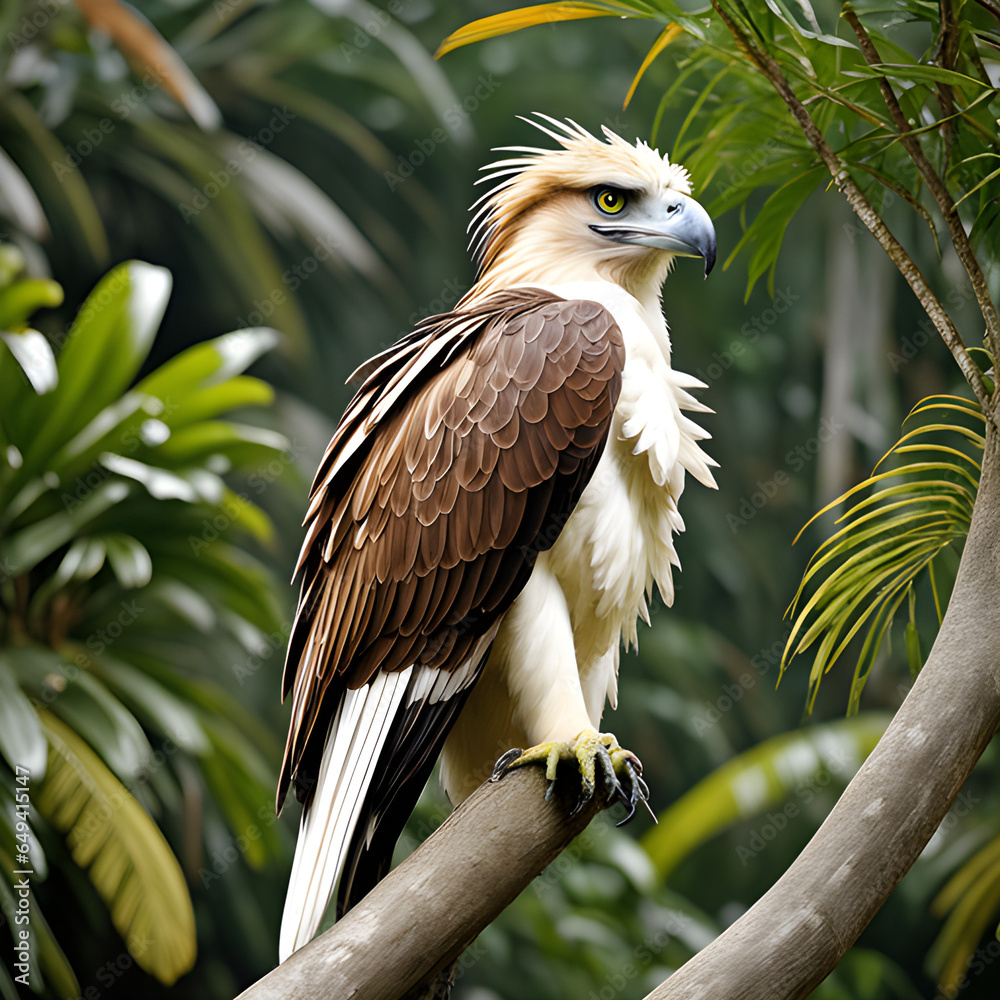 The Philippine eagle (Pithecophaga jefferyi) is one of the most ...