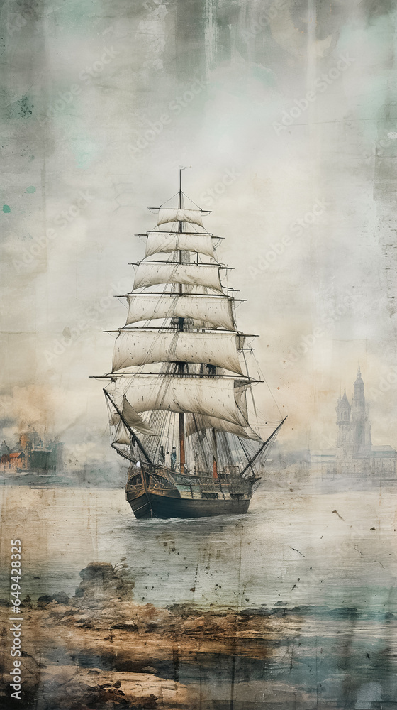 Circulus aequinoctalis, historical map showing the equator and sailing ...