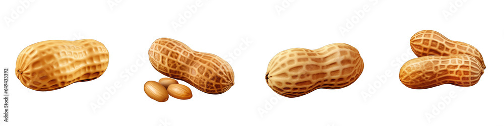 Peanut clipart collection, vector, icons isolated on transparent ...
