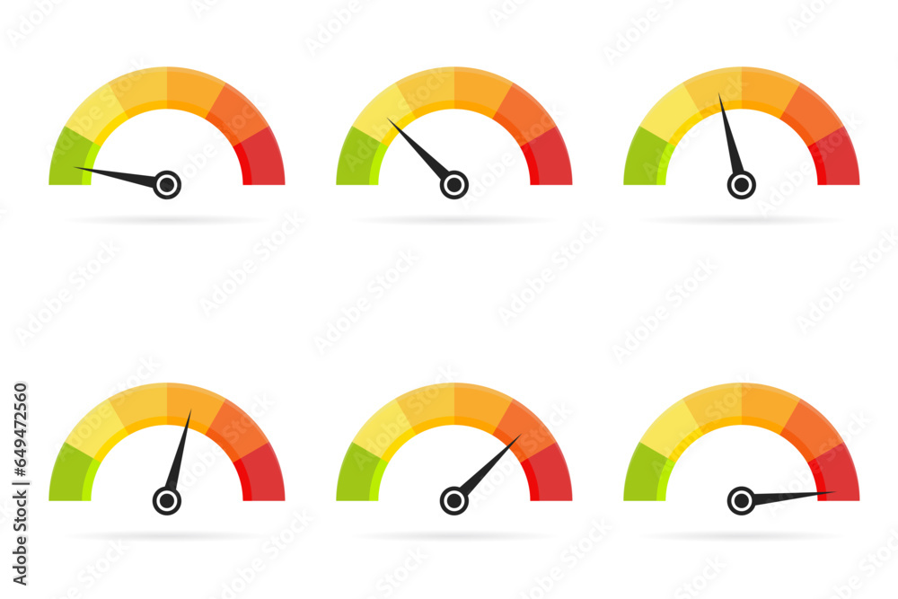 Speedometer Icons collection. An icon resembling a speedometer dial ...