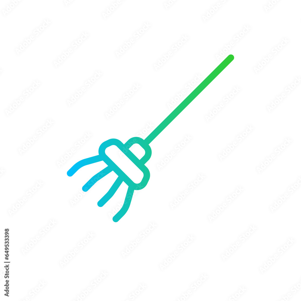 Job Descriptions farming icon with blue and green gradient outline ...