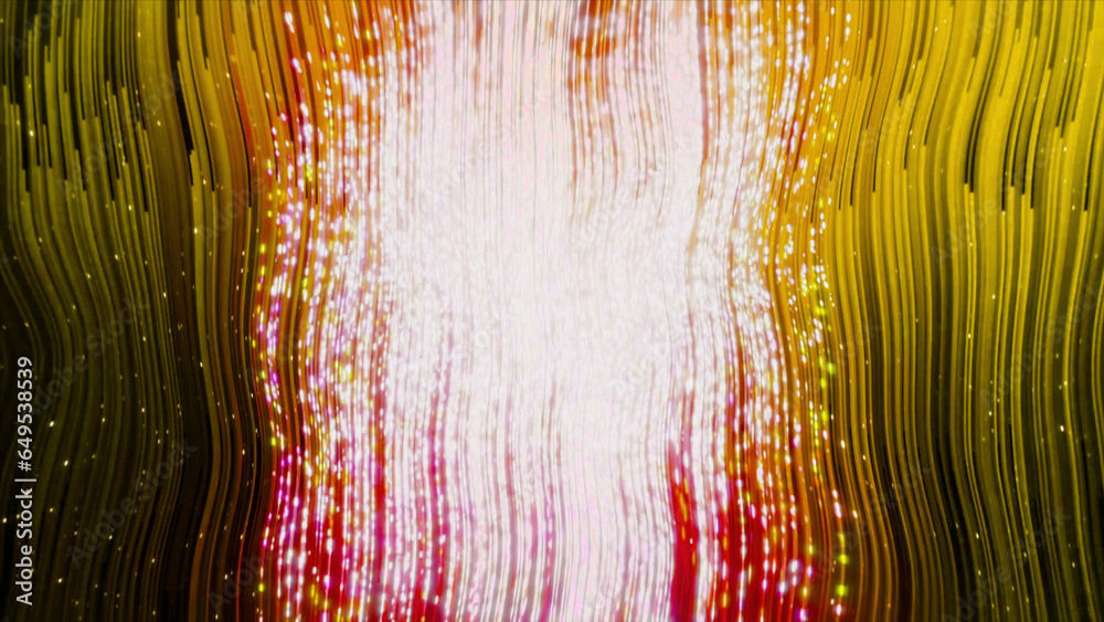 Yellow and red moving background. Motion. Bright lines of different ...