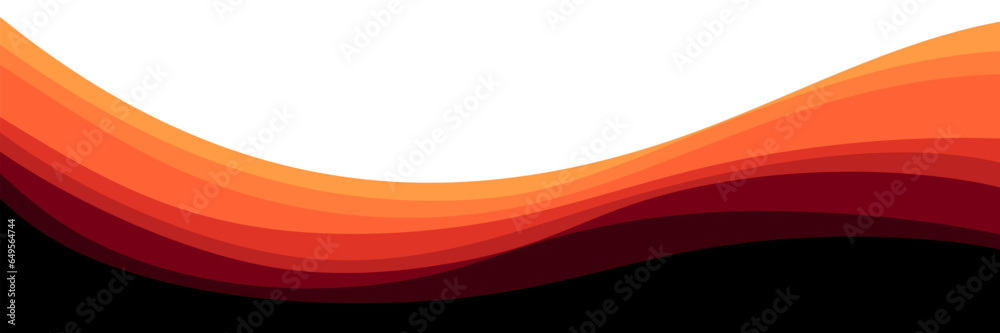 modern orange gradient wave pattern illustration vector design for ...
