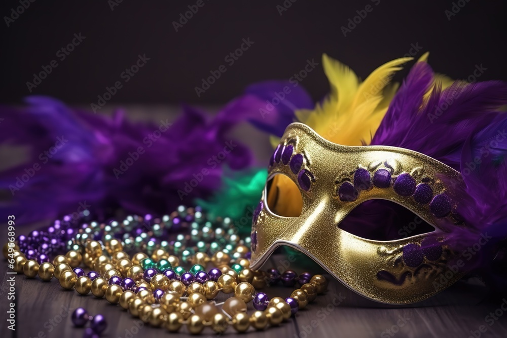 Happy Mardi Gras.Mardi Gras Carnival Mask. Mardi Gras Carnival Concept ...