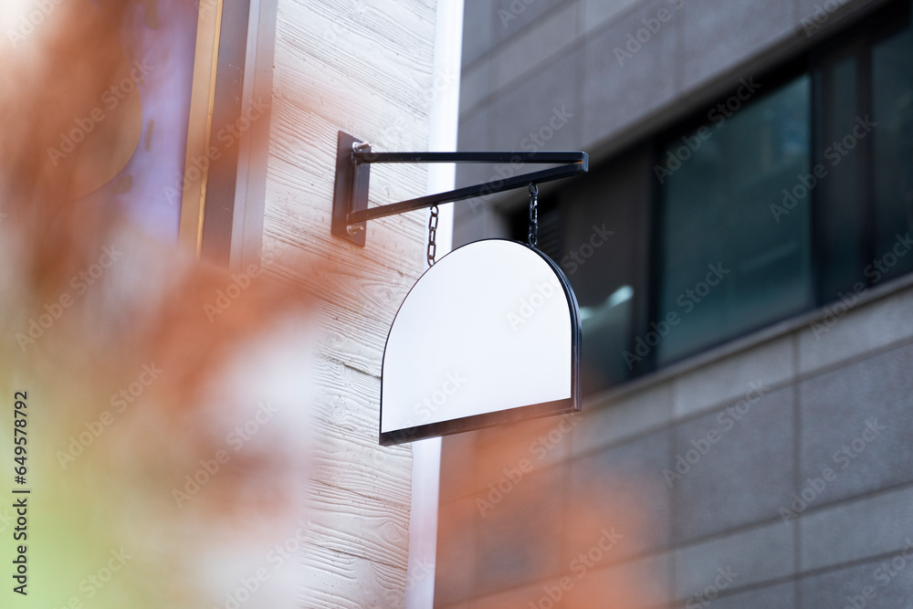 Street Sign Logo Mockup Template Style Effect Wall Badge Text Branding ...