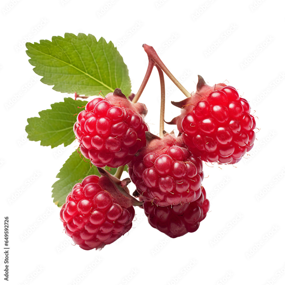 Arctic Bramble, transparent background, isolated image, generative AI ...