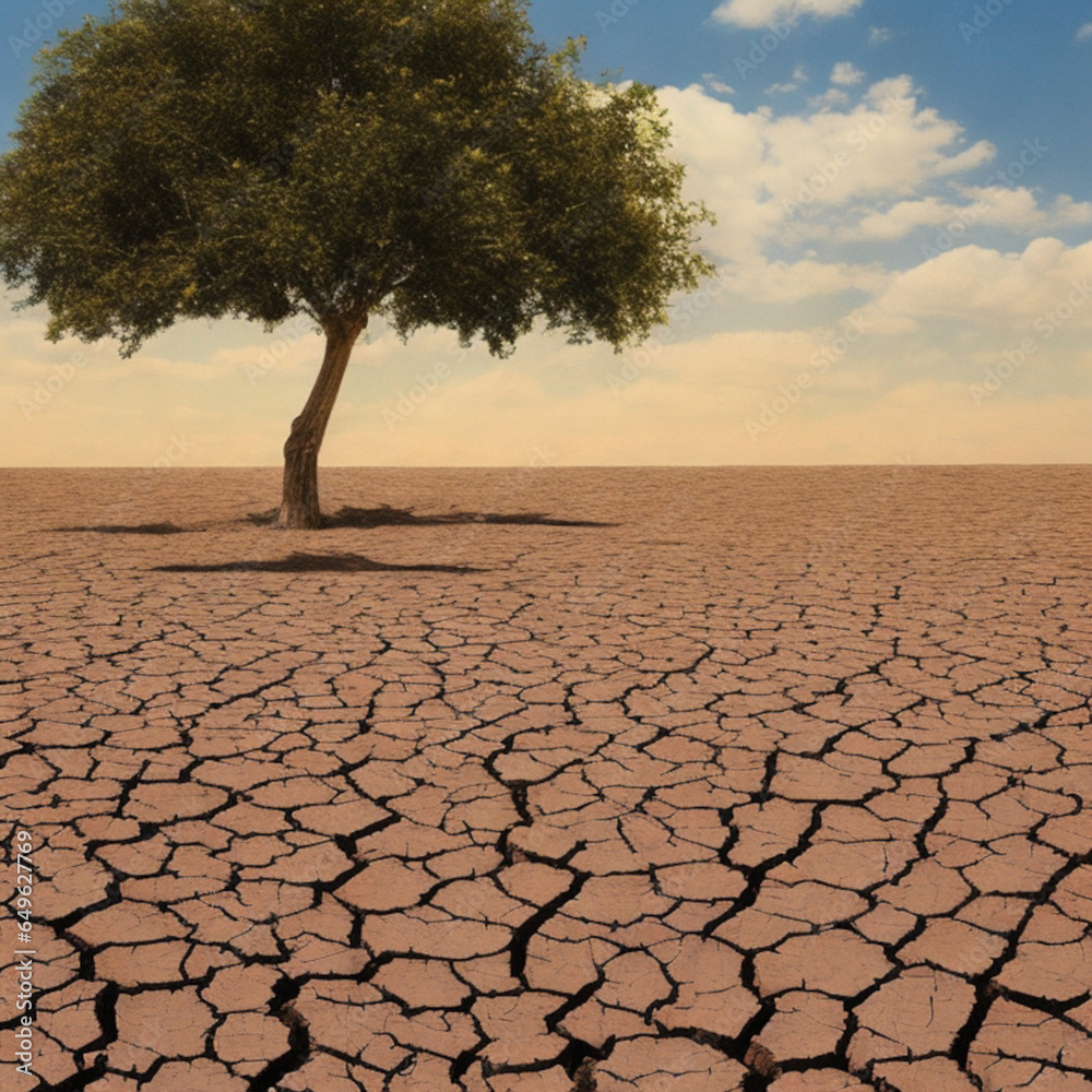 Dying Nature Abstract Ecological Disaster Concept is a background image ...