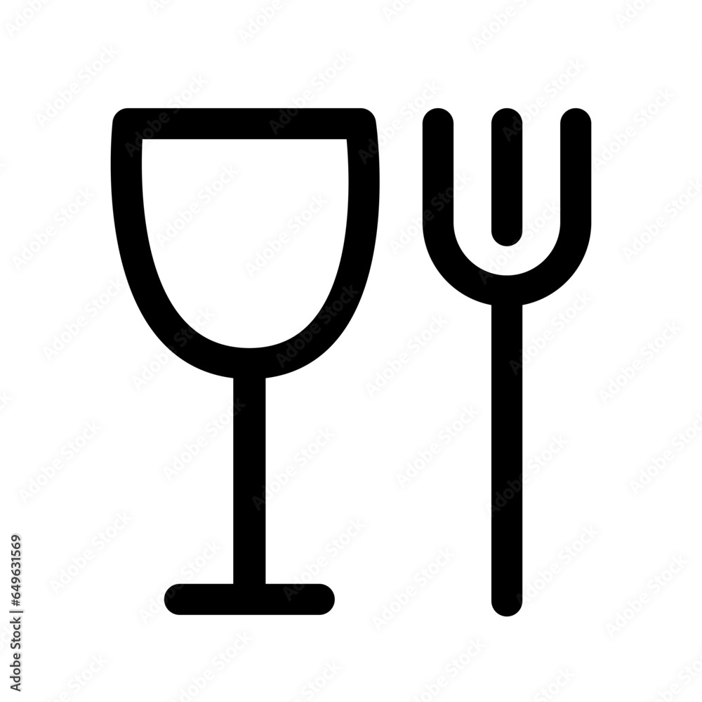 Food Sign Safe. International Emblem on Packaging. Non-toxic material ...