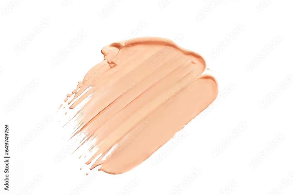Beige Texture of Cosmetic Tonal Cream Smear face foundation. Swatch ...
