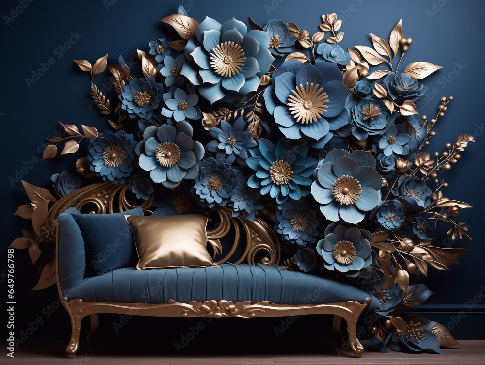 Blue Sofa Digital Backdrops, Photoshop Overlays, Maternity Backdrop ...