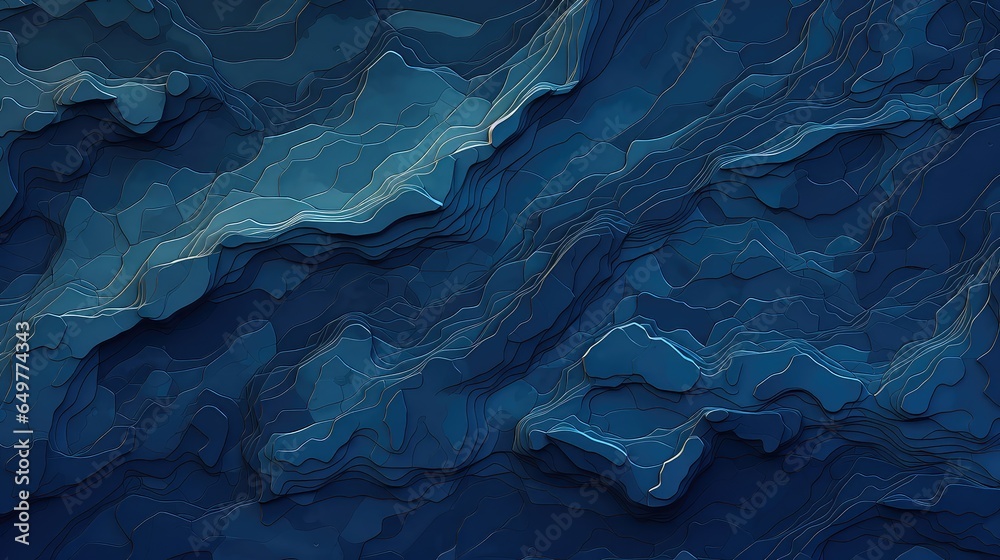 background marine topographic map illustration abstract line, contour ...