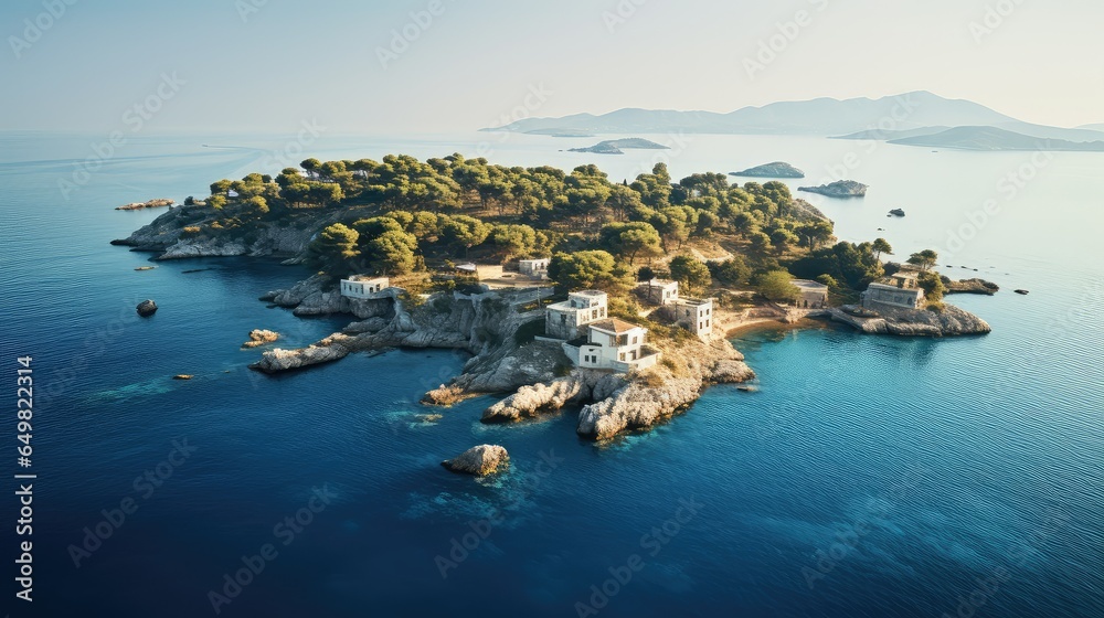infographics greek archipelago collection illustration beach sea ...