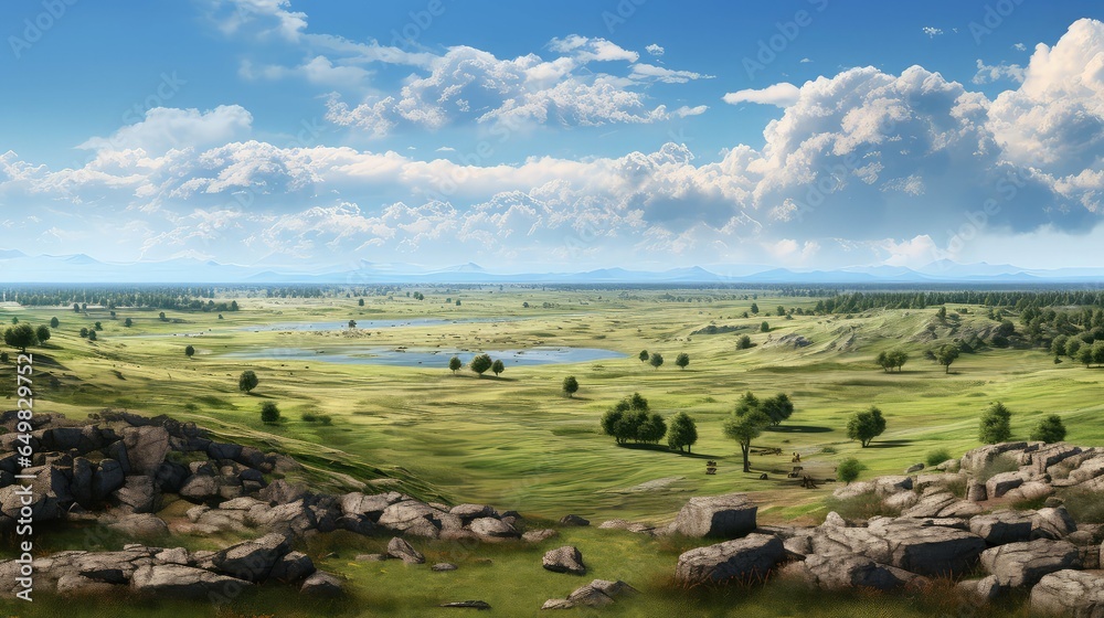 background pannonian basin basin illustration summer beautiful, natural ...