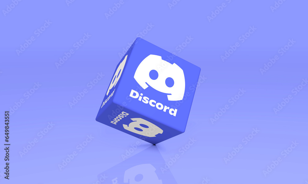 discord, Social Media Concept, Online communication applications. 3D ...