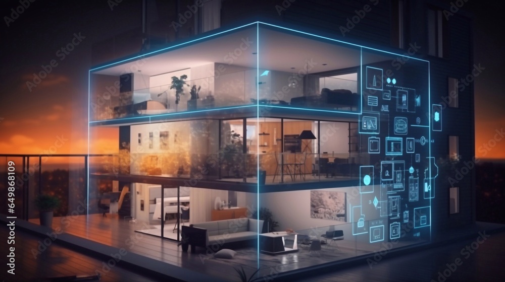 Modern smart home management system using augmented reality. Smart ...