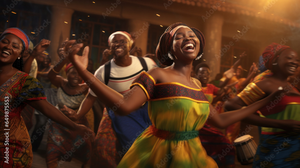 Celebrating Tradition: A Woman and Her Family Capture the Lively Dance ...