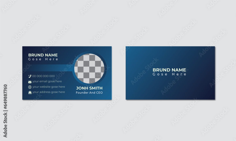 corporate business cards, own, void, grab, bulletin, introduction ...