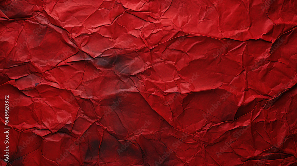 Red crumpled paper texture background Stock Illustration | Adobe Stock