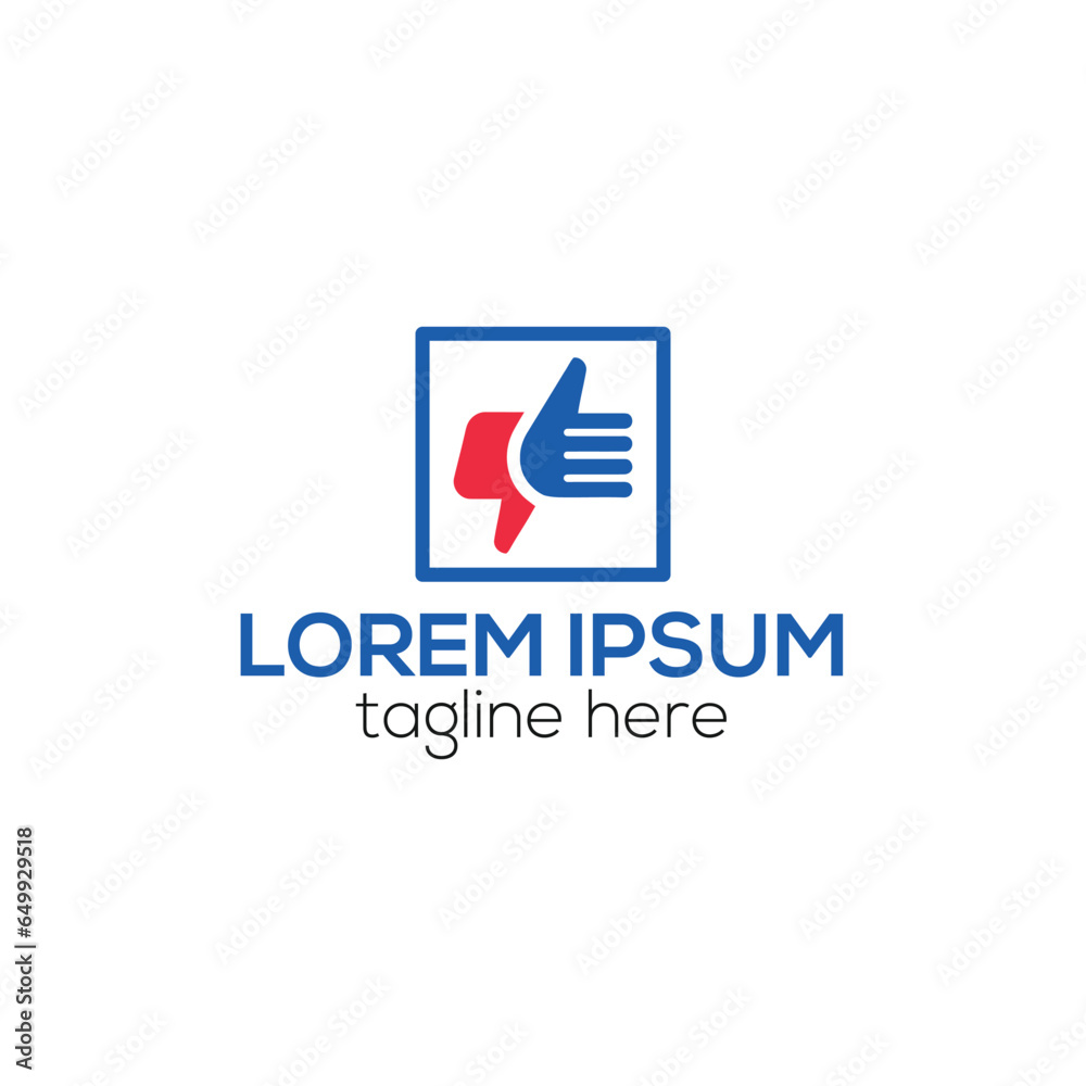 Restaurant food review logo design concept vector template Stock Vector ...