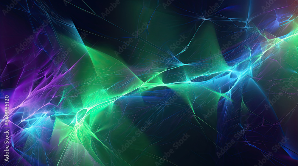 An abstract background featuring an array of electric currents ...