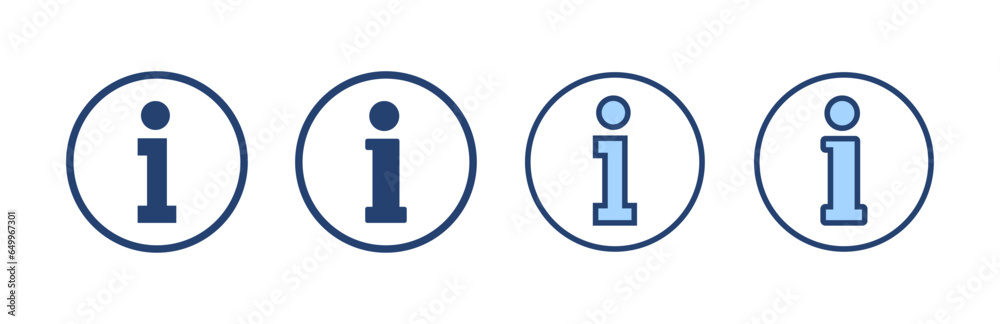Information sign icon vector. about us sign and symbol. question mark ...