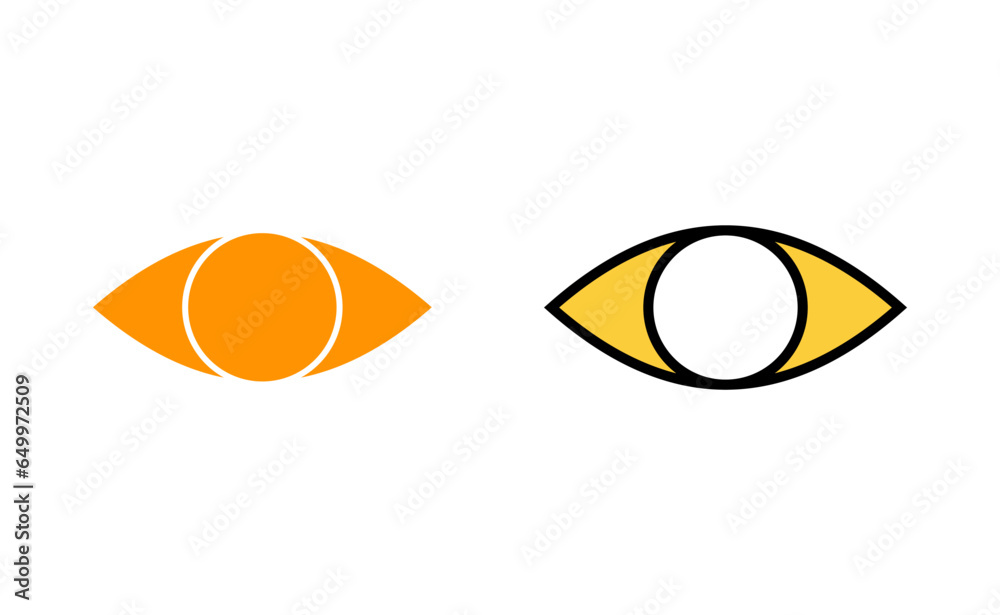 Eye icon set for web and mobile app. Eye sign and symbol. Look and ...