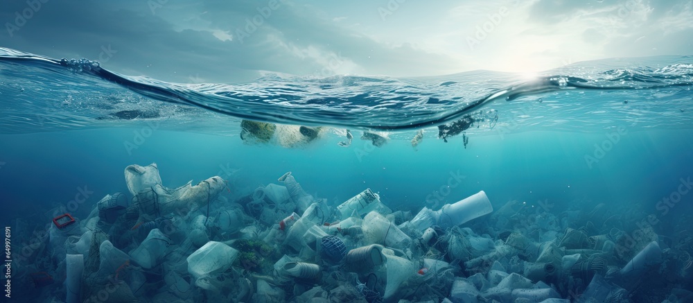 Infographics on banning plastic pollution in the sea breaking the ...