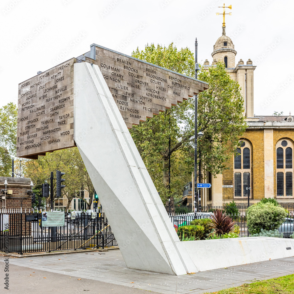 Stairway to Heaven Memorial is in the park right next to the Bethnal ...