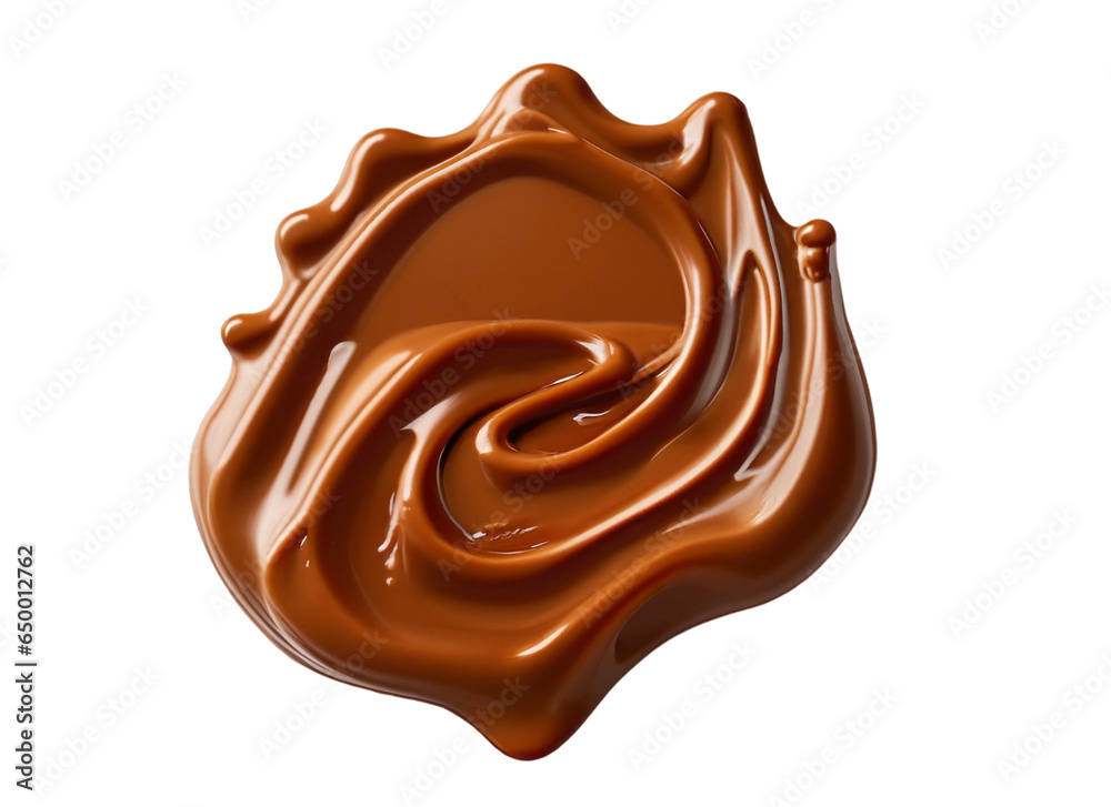 Chocolate Smear On Transparent Background Png Stock Illustration ...