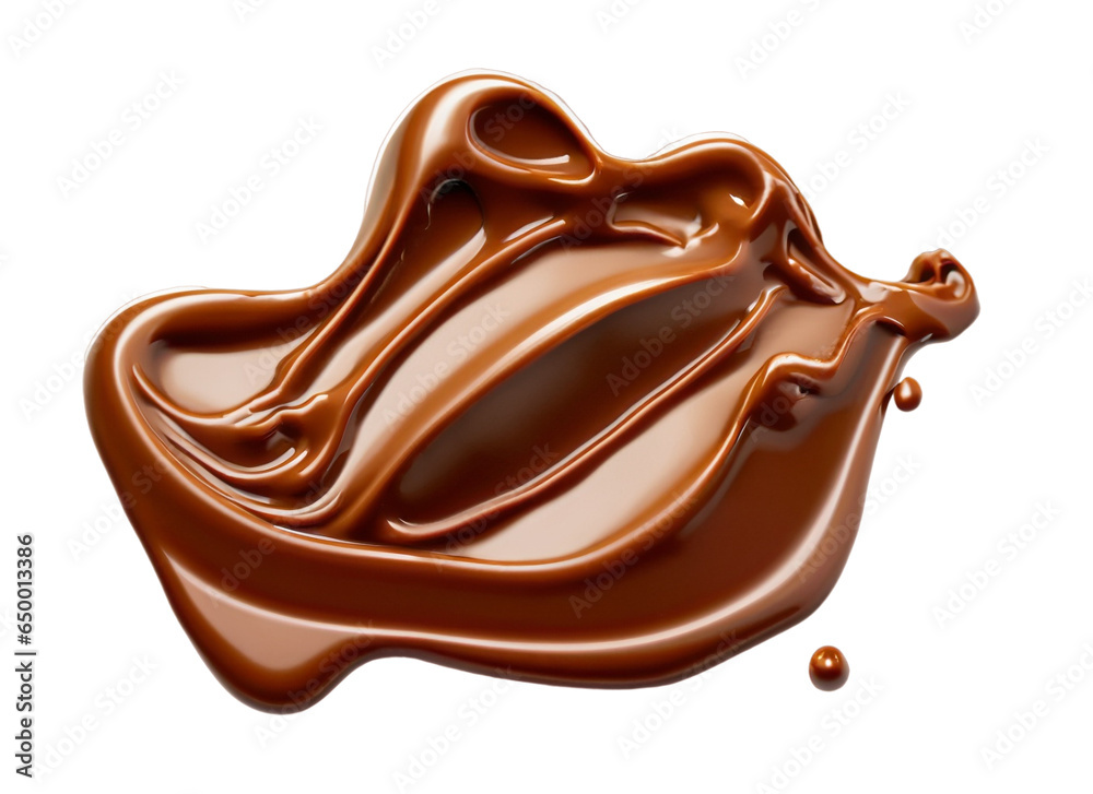 Chocolate Smear On Transparent Background Png Stock Illustration ...